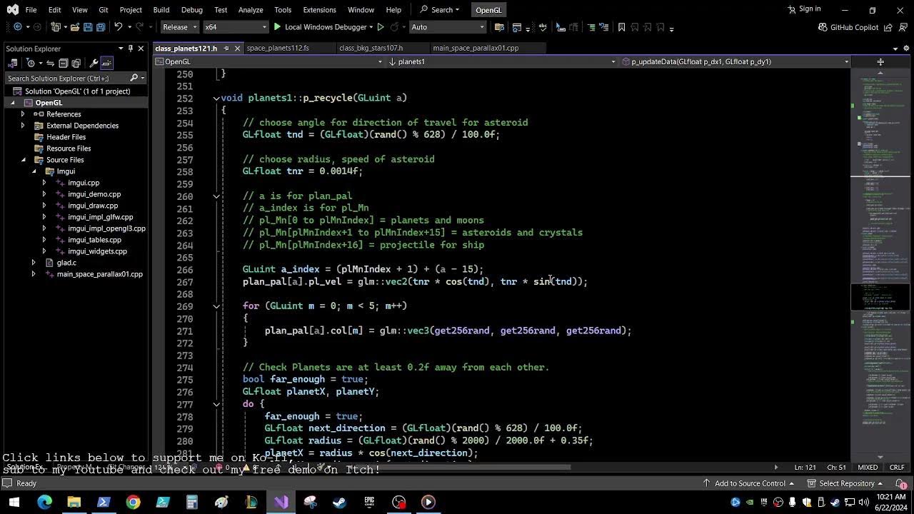 Gaming And Game Dev C Opengl Solo Indie Game Dev Codingame Youtube