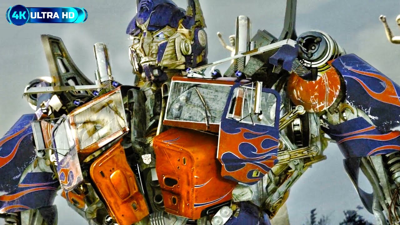 Optimus And Sam Meet At Graveyard | Transformers: Revenge Of The Fallen ...