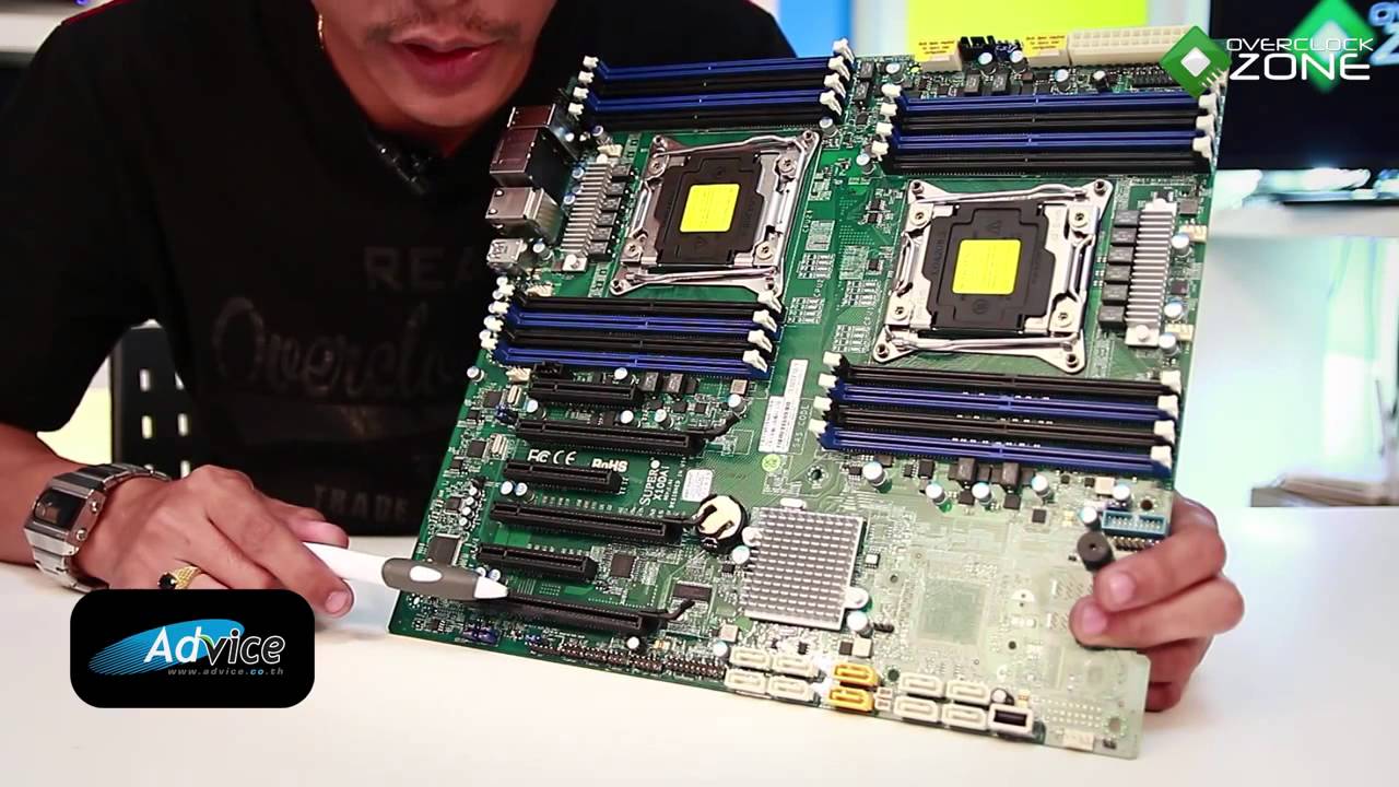 OverclockZone TV - SuperMicro X10DAI Workstation Motherboard - YouTube