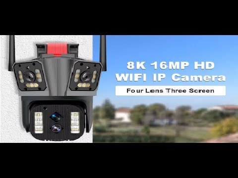 IPC360 Home App 16MP 8K Security Camera 4 Lens Night Vision Review ...