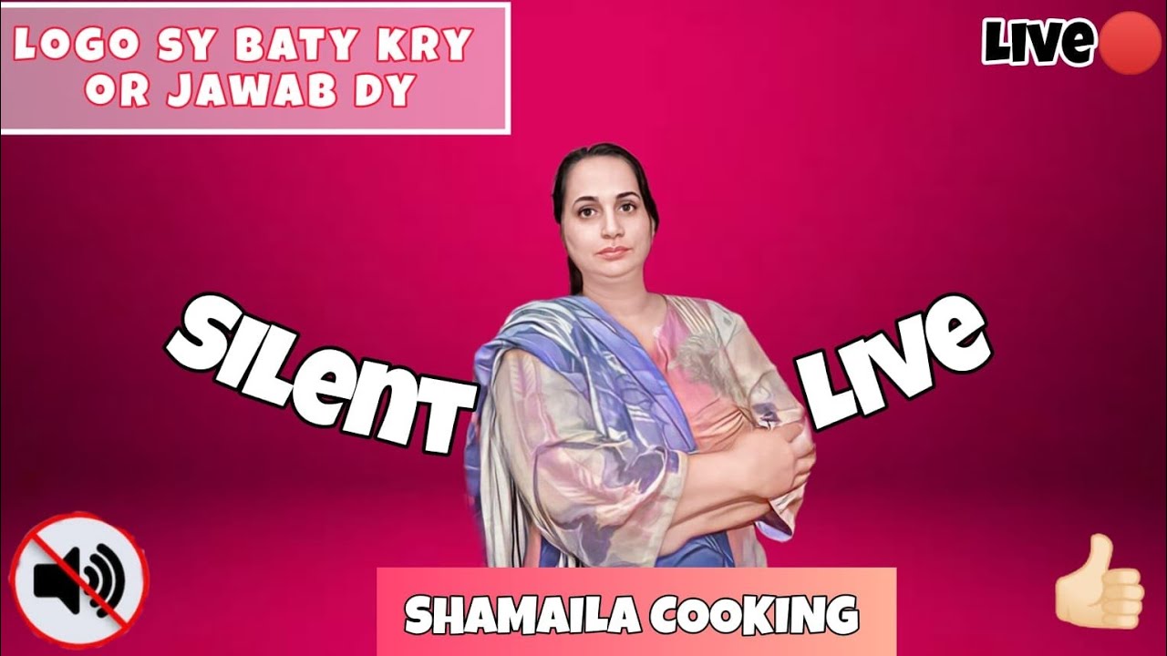 SHAMAILA COOKING is live! - YouTube
