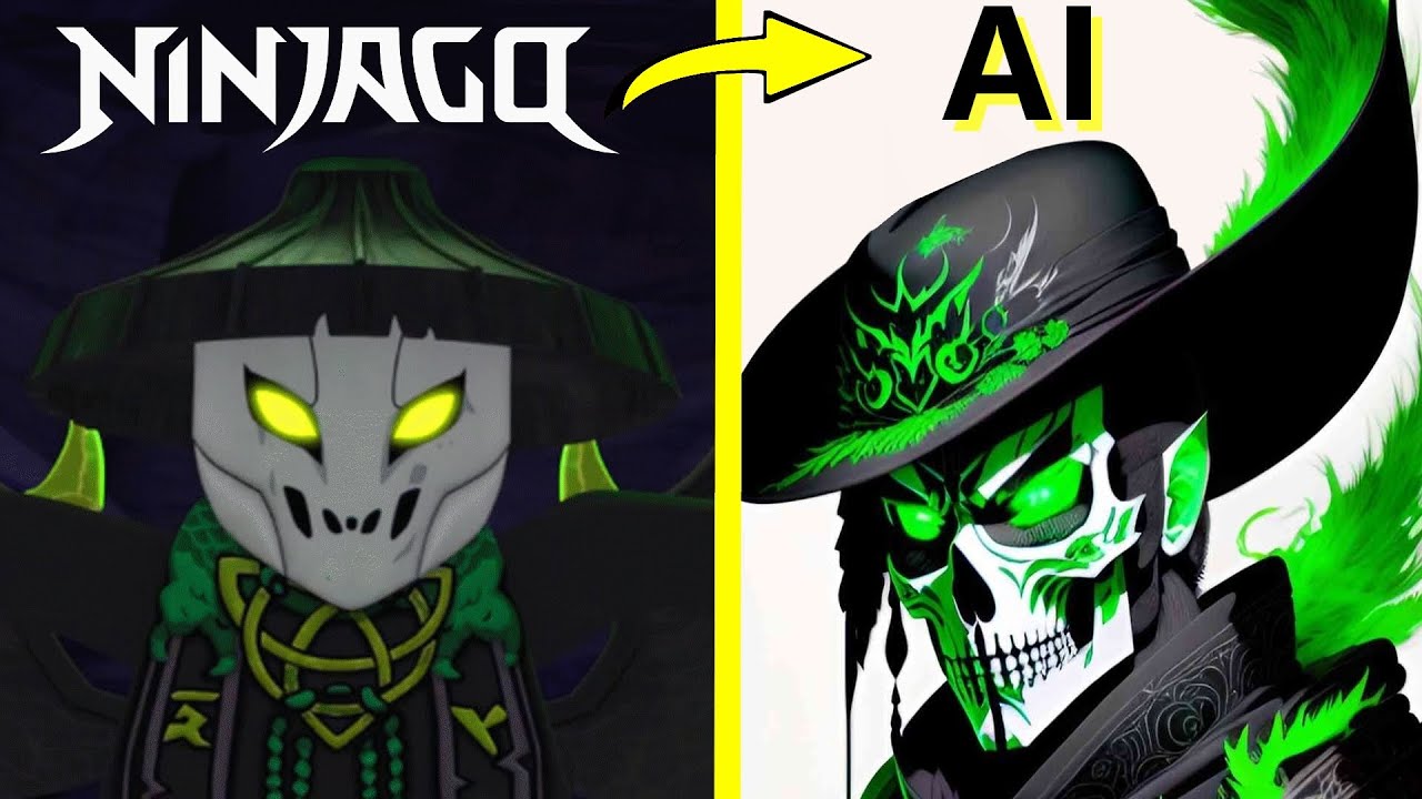 I recreated Ninjago villains using ARTIFICIAL INTELLIGENCE! - YouTube