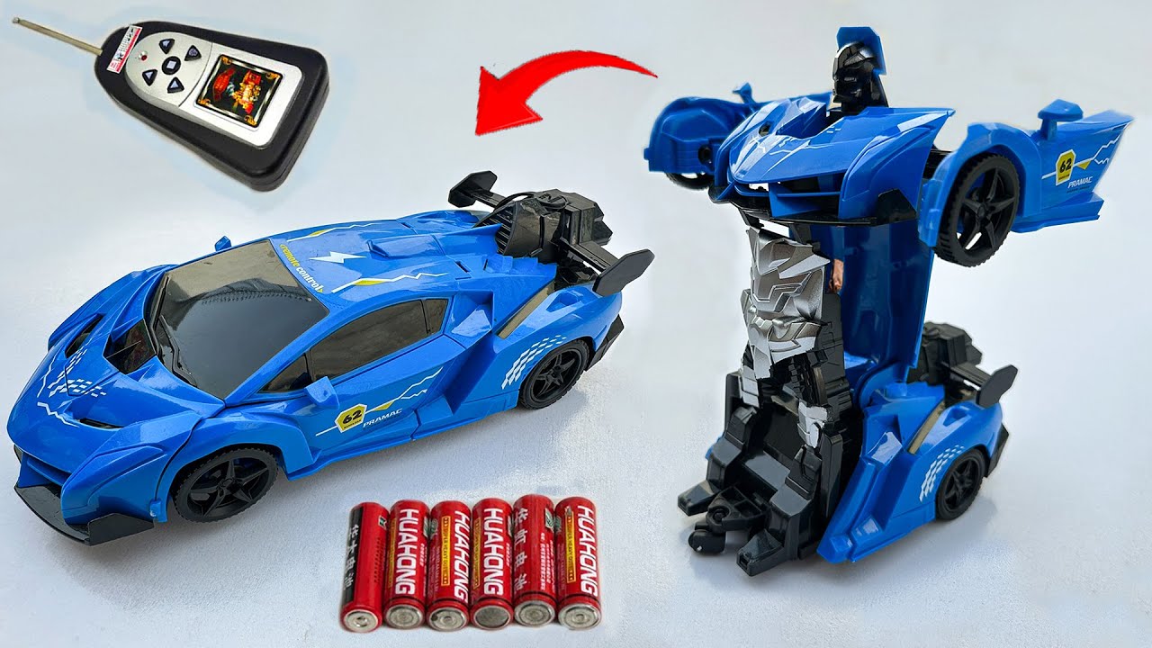Unboxing 2 in 1 Deformation Rc Robot Car, stunt RC deformed car, Mimi ...