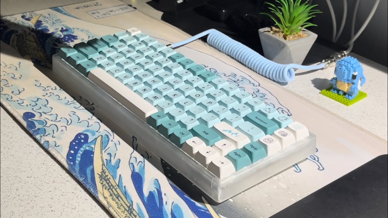 Gateron Pro Yellow PBT XDA Iceberg Feker JJK84 - ASMR - YouTube