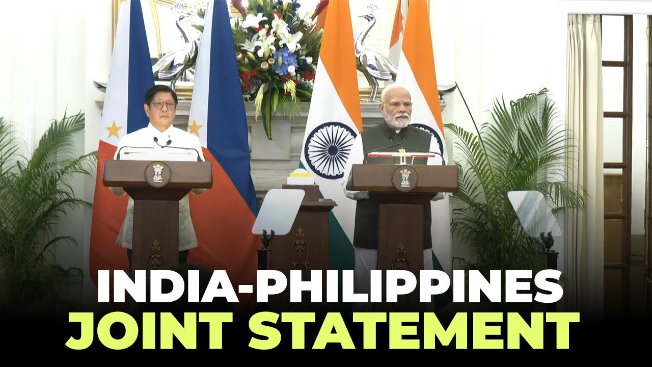 LIVE: Joint statement by PM Narendra Modi and Philippines President ...