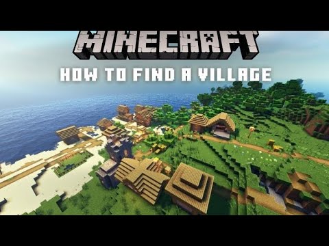 HOW TO FIND A VILLAGE 😍 IN MINECRAFT EASY METHOD AND TRICK😘#minecraft ...