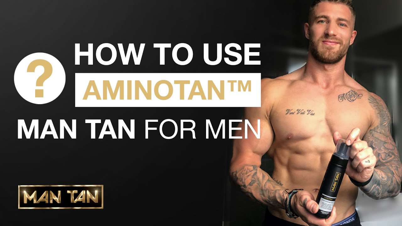 How To Use Man Tan AMINOTAN™ Mousse | Man Tan Application - YouTube