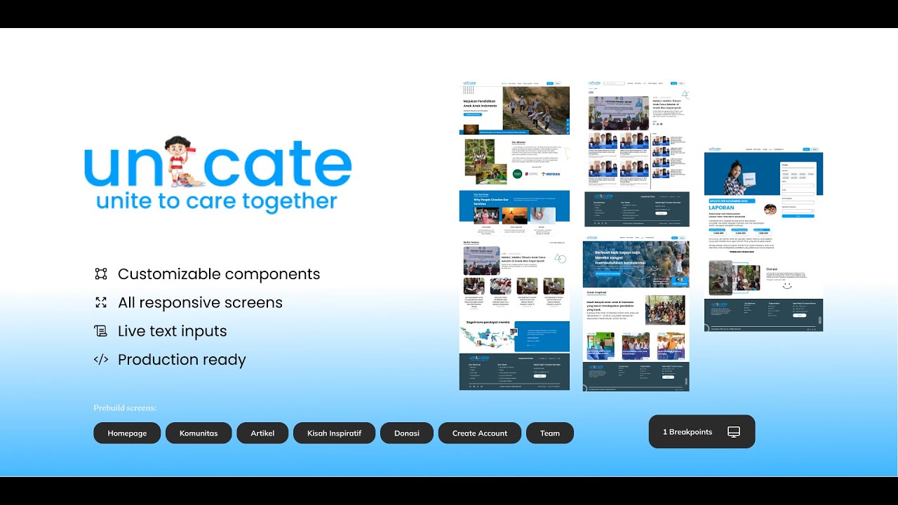 Showcase Project Web "Unicate" - YouTube