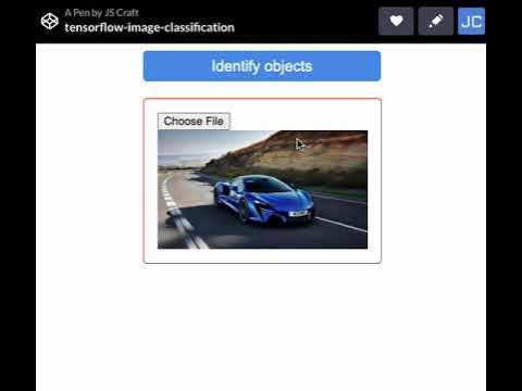 tensorflowjs identify objects javascript example - YouTube