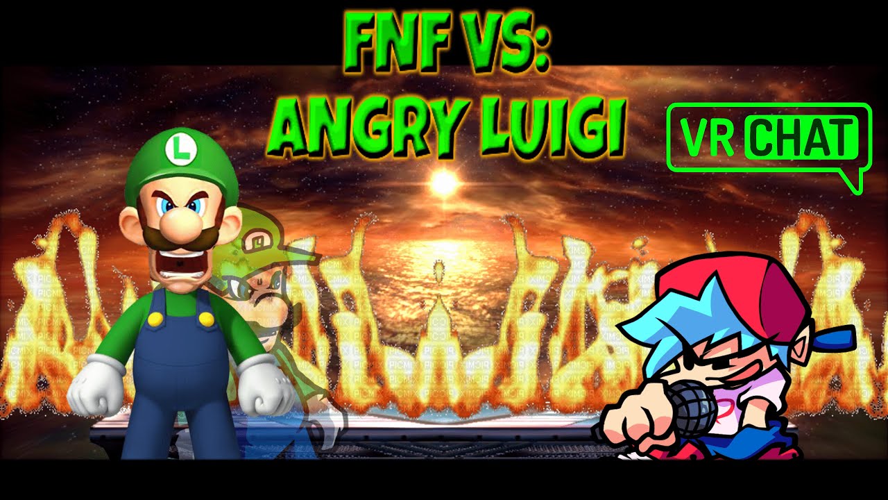 FNF Angry Luigi | Thissucksa** [VR Chat Edition] - YouTube