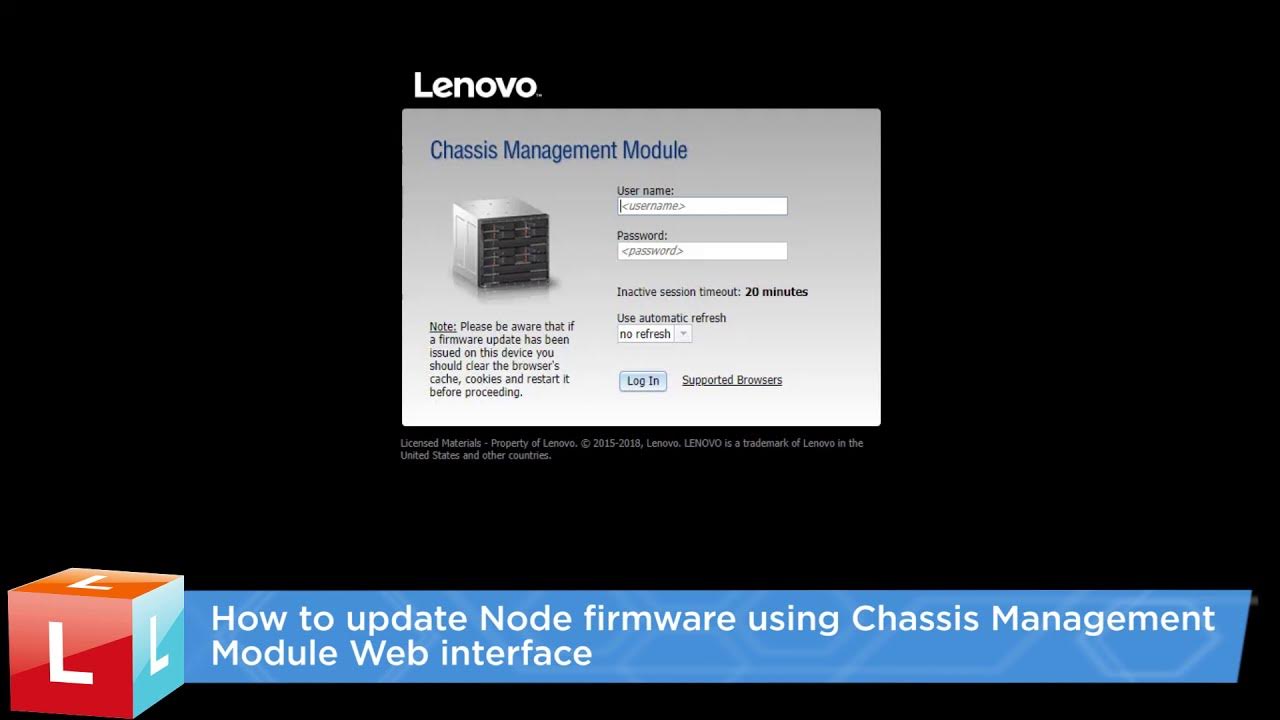 How To Update Node Firmware Using Chassis Management Module - Youtube