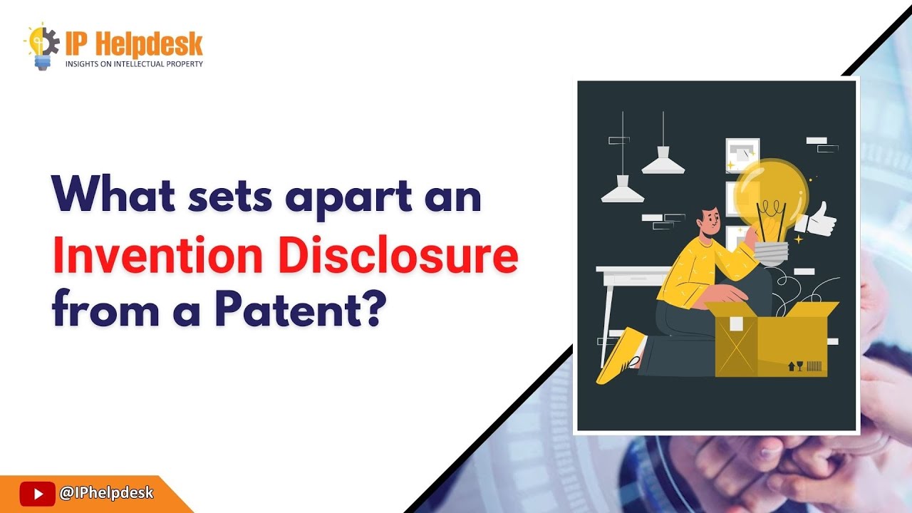 What sets apart an invention disclosure from a Patent | Patent ...