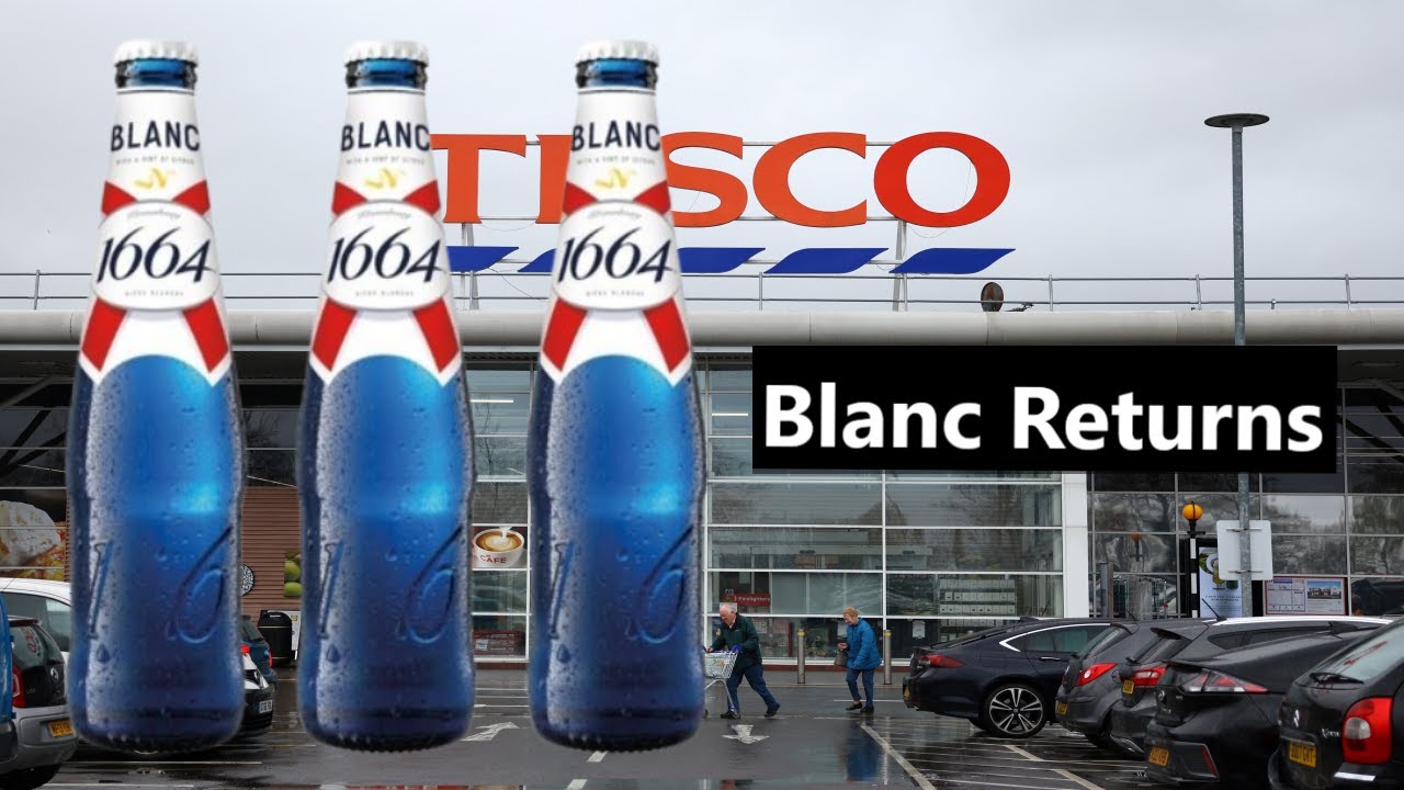 Kronenbourg 1664 Blanc | French wheat beer 5.0% ABV #tesco # ...