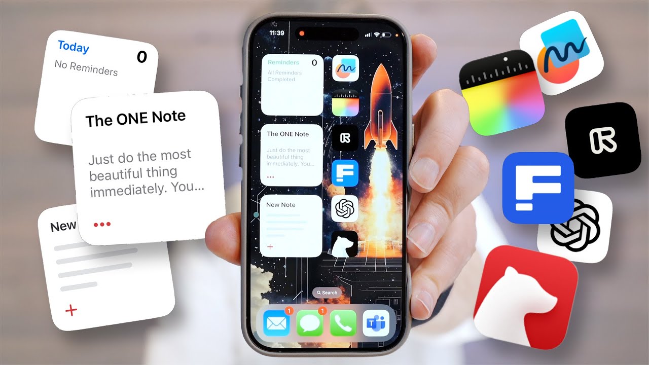 NEXT-LEVEL iPhone Productivity Setup — NEVER BETTER! - YouTube