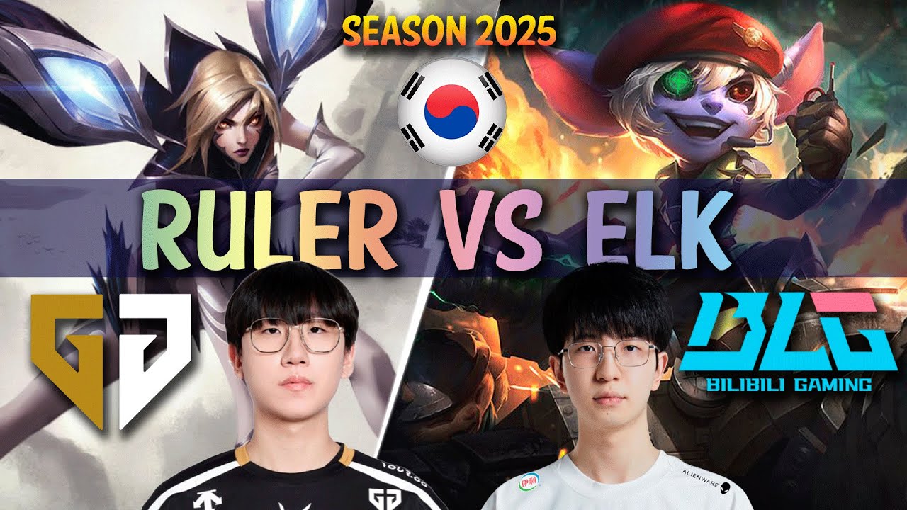 GEN Ruler vs BLG Elk - Ruler KAI'SA vs Elk TRISTANA ADC - Patch 15.5 KR Ranked | lolrec - YouTube