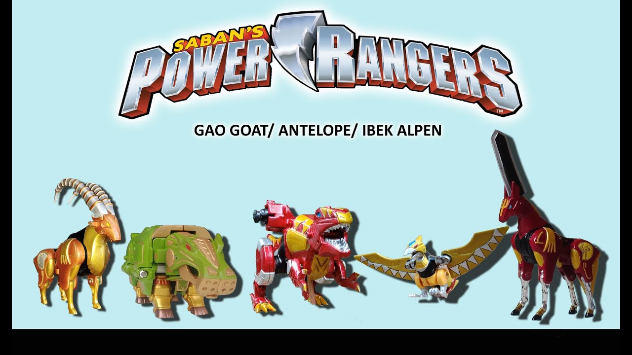 DX GAO RANGER ( gattai Gao antelop/ goat / ibek alpen ) GAORANGER POWER ...