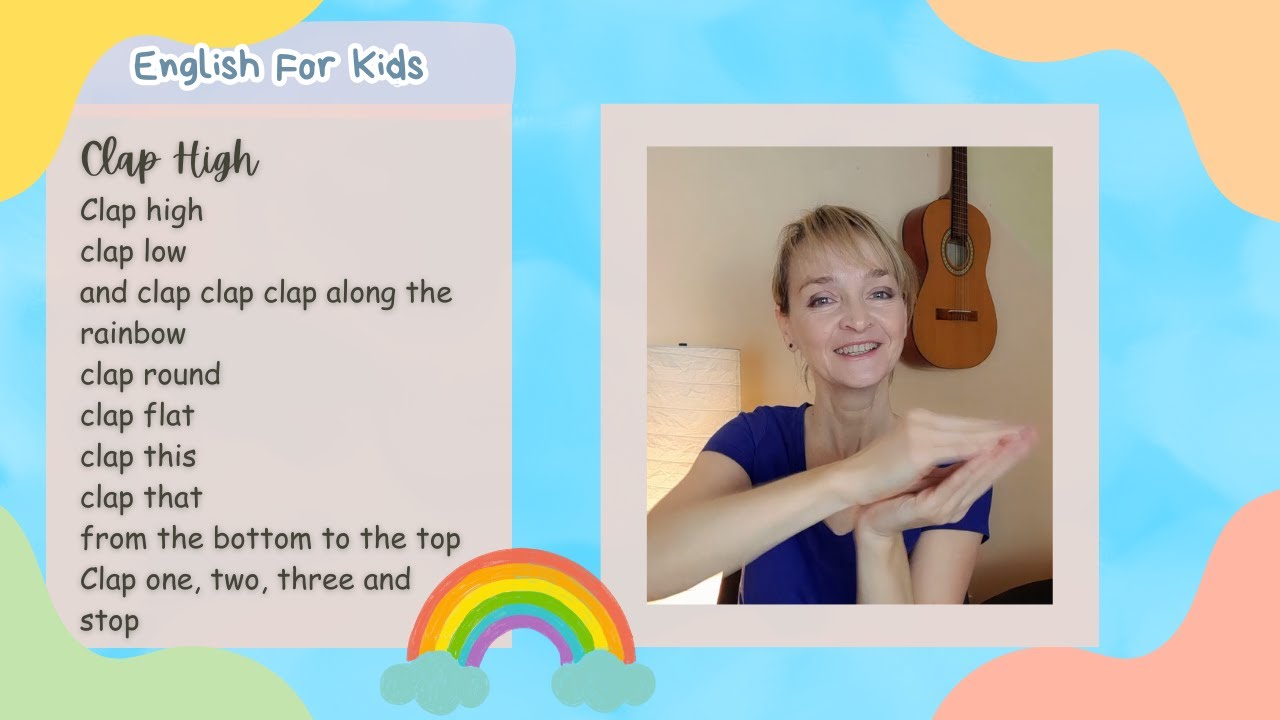 Clap Along the Rainbow! 🌈 A Fun Rhyme for Little Hands - YouTube