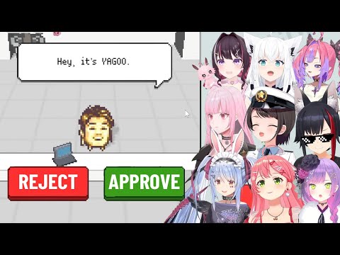 Hololive Girls Hilarious Reaction To Golden YAGOO In Hologuard Hololive【ENG SUB】