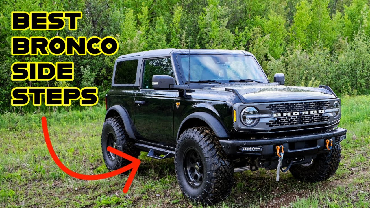 Best BRONCO side Steps - AL2 Drop Steps from Rough Country - YouTube