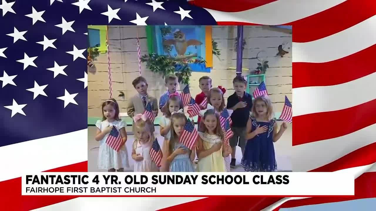 The Pledge Fantastic 4 Year Old Sunday School Class at Fairhope First ...
