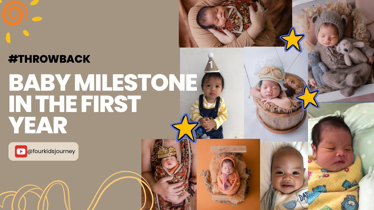 #throwback Baby milestone in the first year | Baby no 3 - YouTube