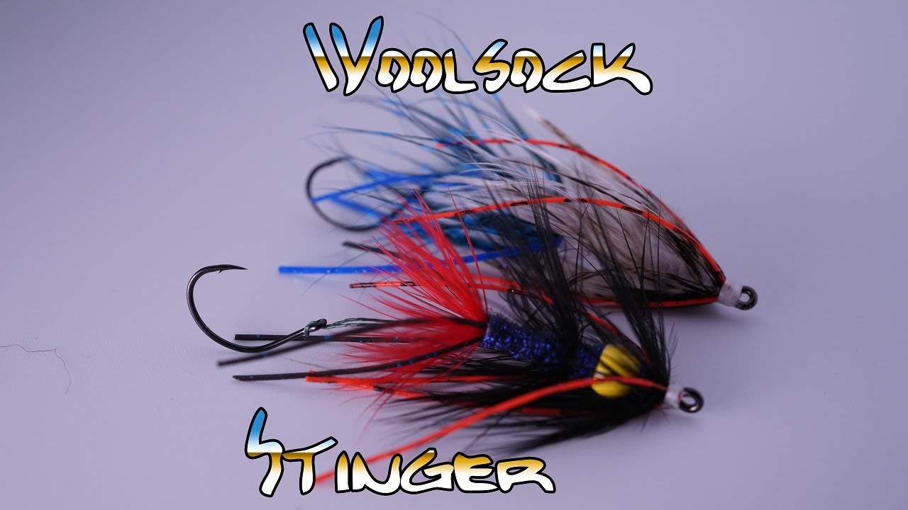 FlyTying Spey style fly for Salmon And Trout(WoolSockStinger) - YouTube