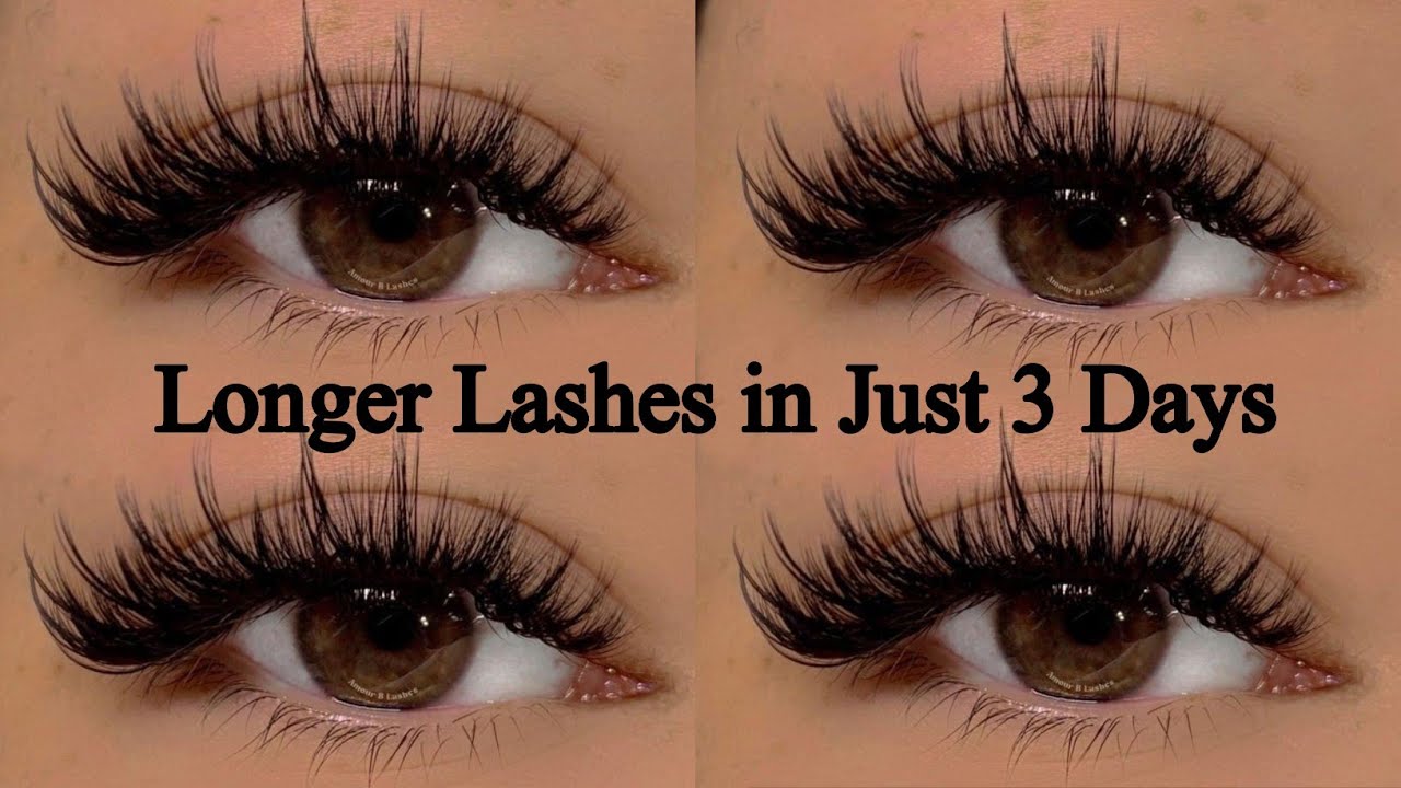 Grow Your Eyelashes Faster Naturally | Thicker Lashes in Few Days ...