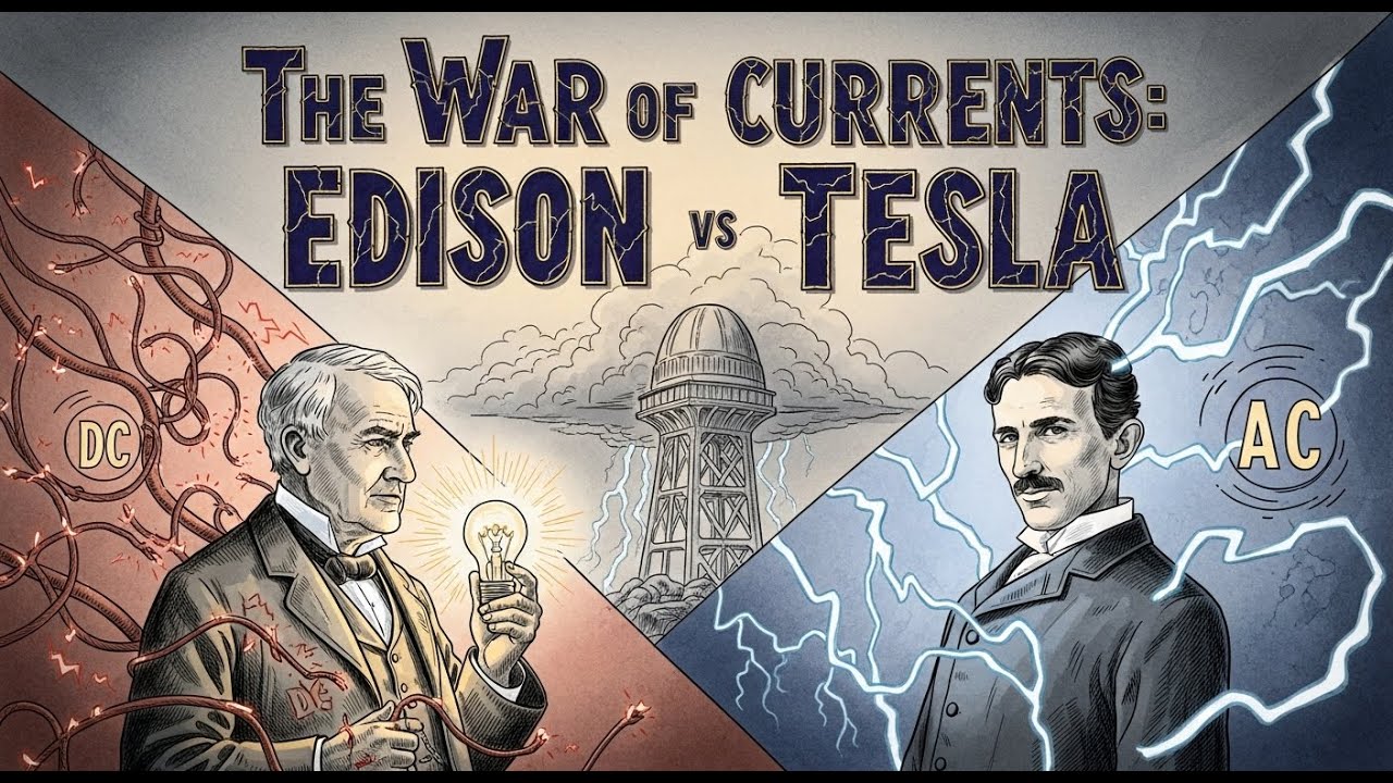 Edison vs Tesla The True Story Behind the War of Currents - YouTube