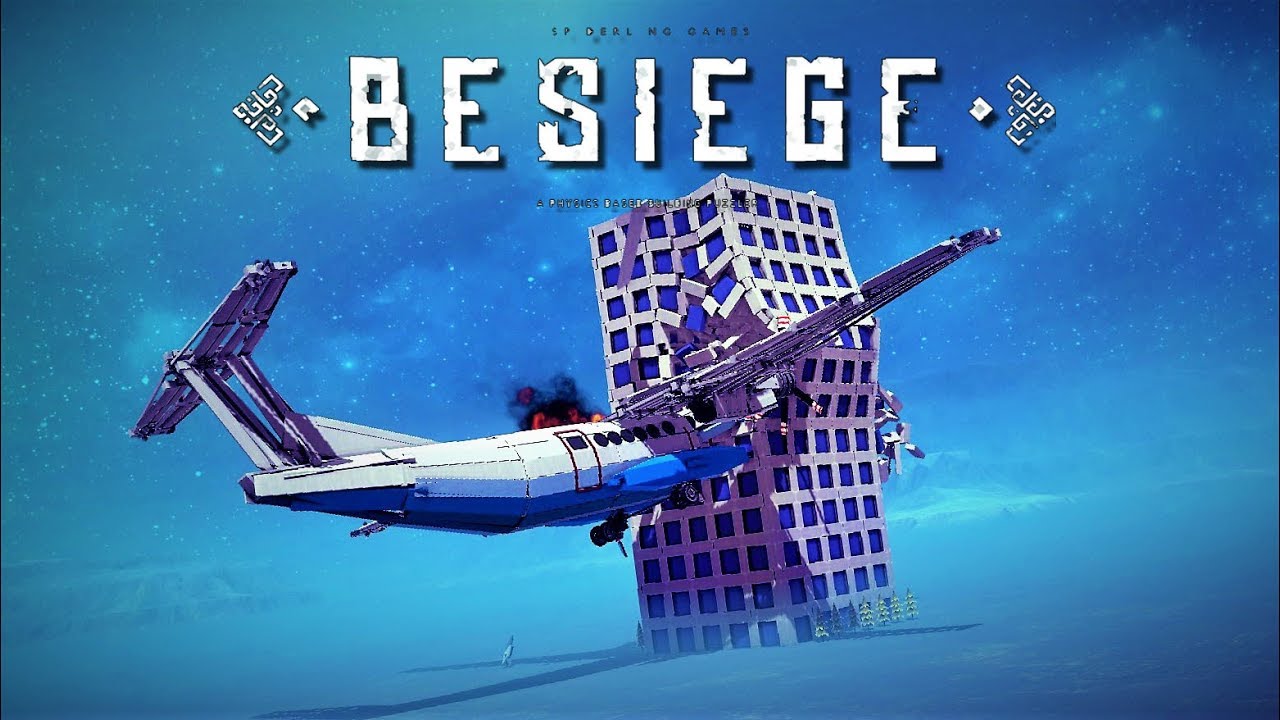 Epic Plane Crash Into Building (Besiege) - YouTube