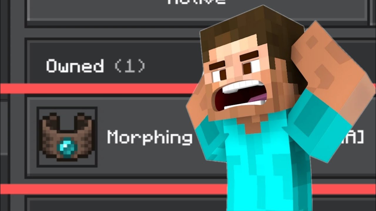 Minecraft morph resource pack supported v1.20.51 - YouTube