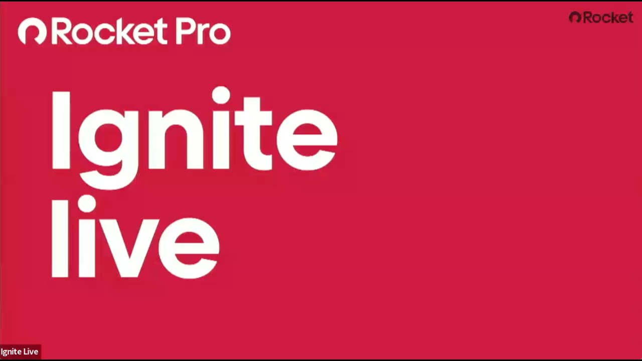 Ignite Live 2025 Replay | Rocket Pro - YouTube
