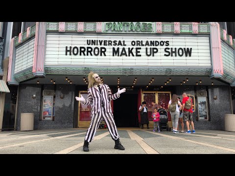 Meeting Beetlejuice | Horror Make-Up Show | Universal Studios Orlando