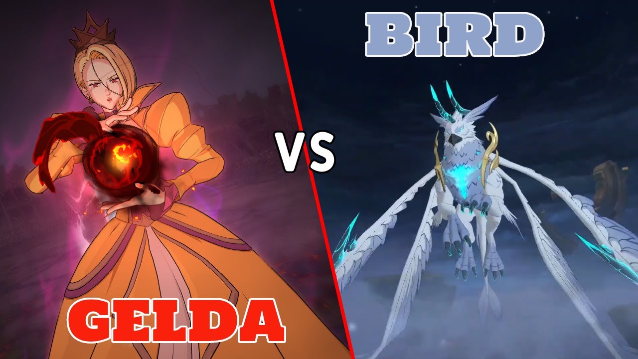 GELDA VS BIRD DEMONIC BEAST - The Seven Deadly Sins Grand Cross - YouTube