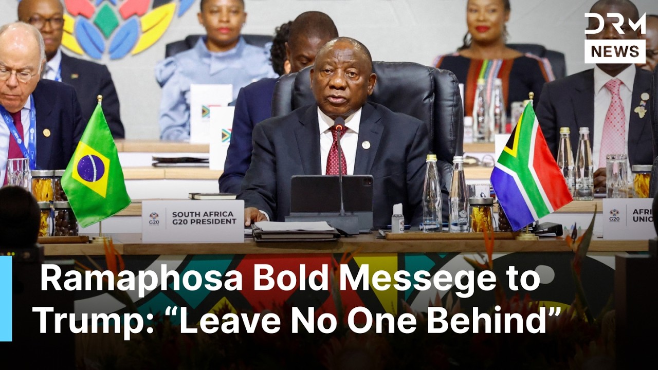 POWERFUL OPENING REMARKS: Ramaphosa’s Historic Speech at G20 Summit in ...