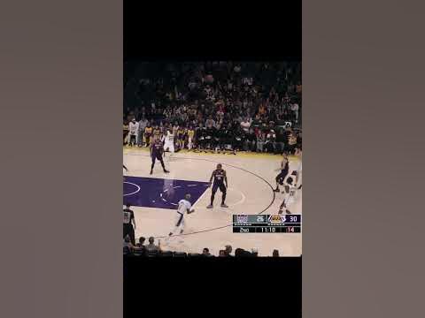 LeBron James insane behind the back pass to Dalton Knecht for the three! - YouTube