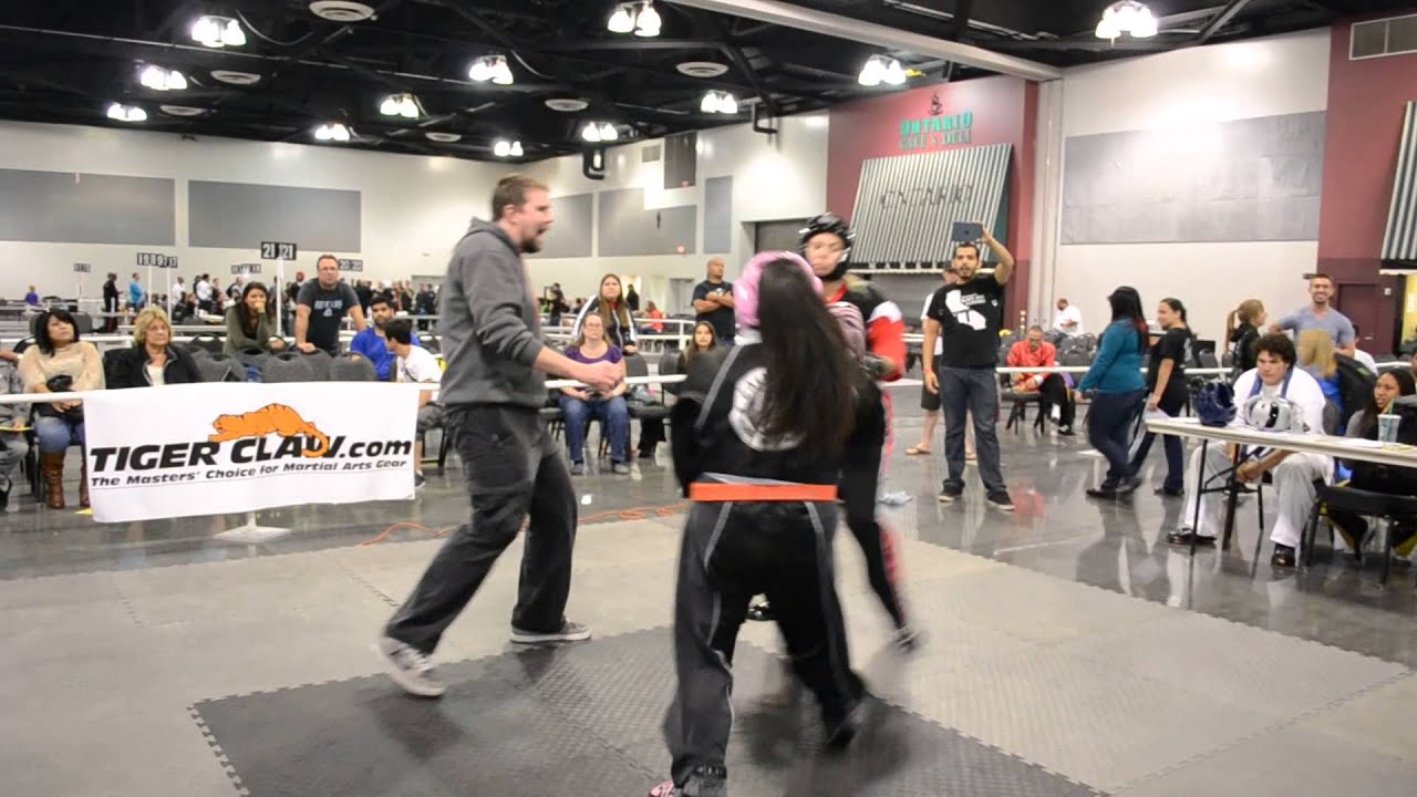 Female Point Sparring - Compete Martial Arts Championships - YouTube