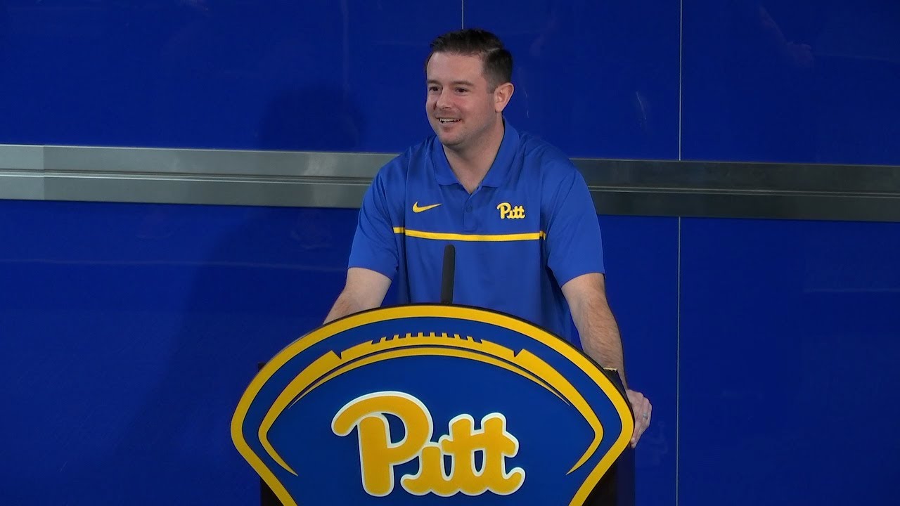 Pitt Football | Offensive Coordinator Kade Bell | Introductory Press ...