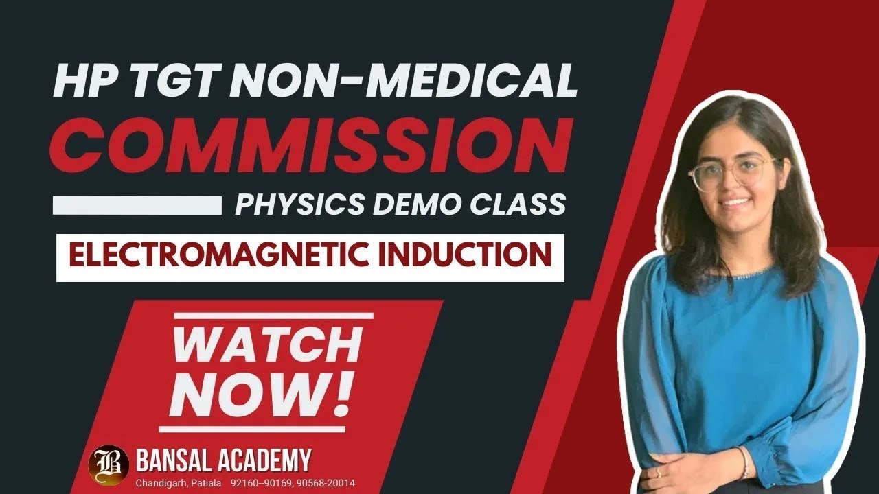Electromagnetic Induction Faraday's Law Physics Demo Class For HP TGT ...