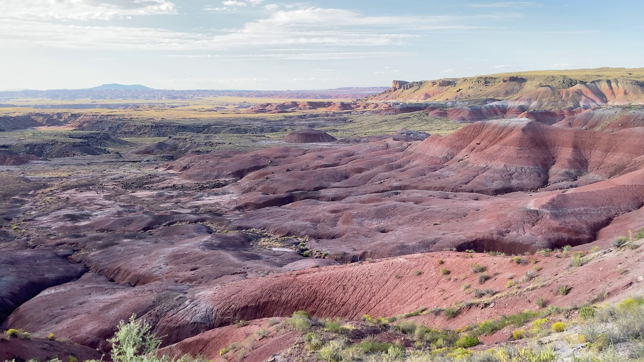 Lacey Point View, Petrified Forest National Park - YouTube