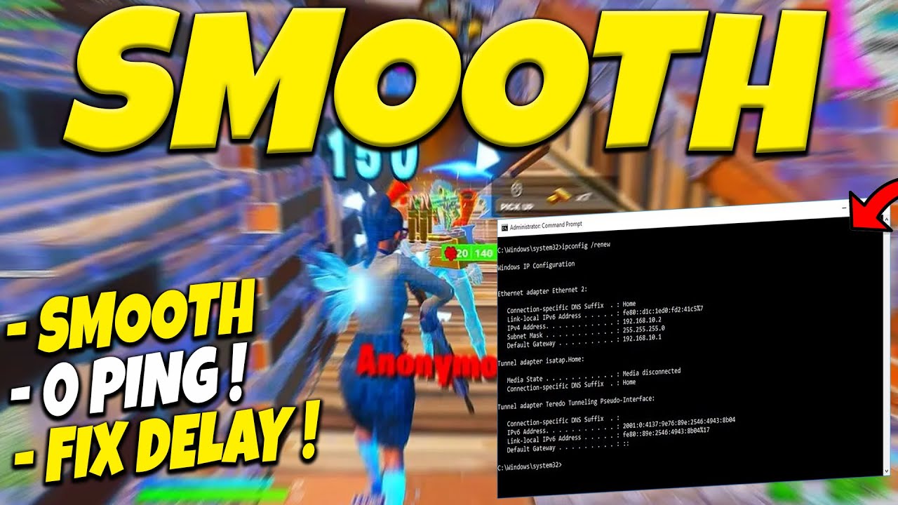 Fortnite Ultimate Smooth FPS Boost Guide For Low end pc (*0 ping ...