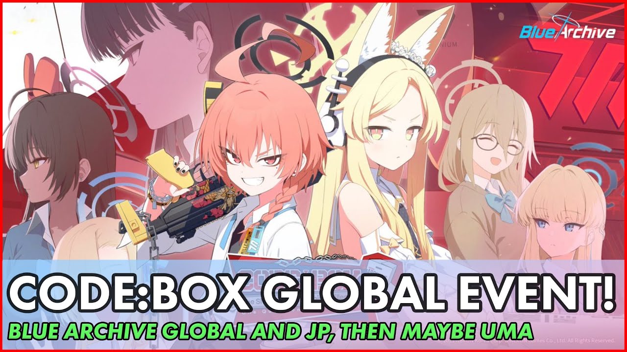[Blue Archive] CODE:BOX Global Event then more [JP] Goz TORMENT and [Uma Musume] - YouTube