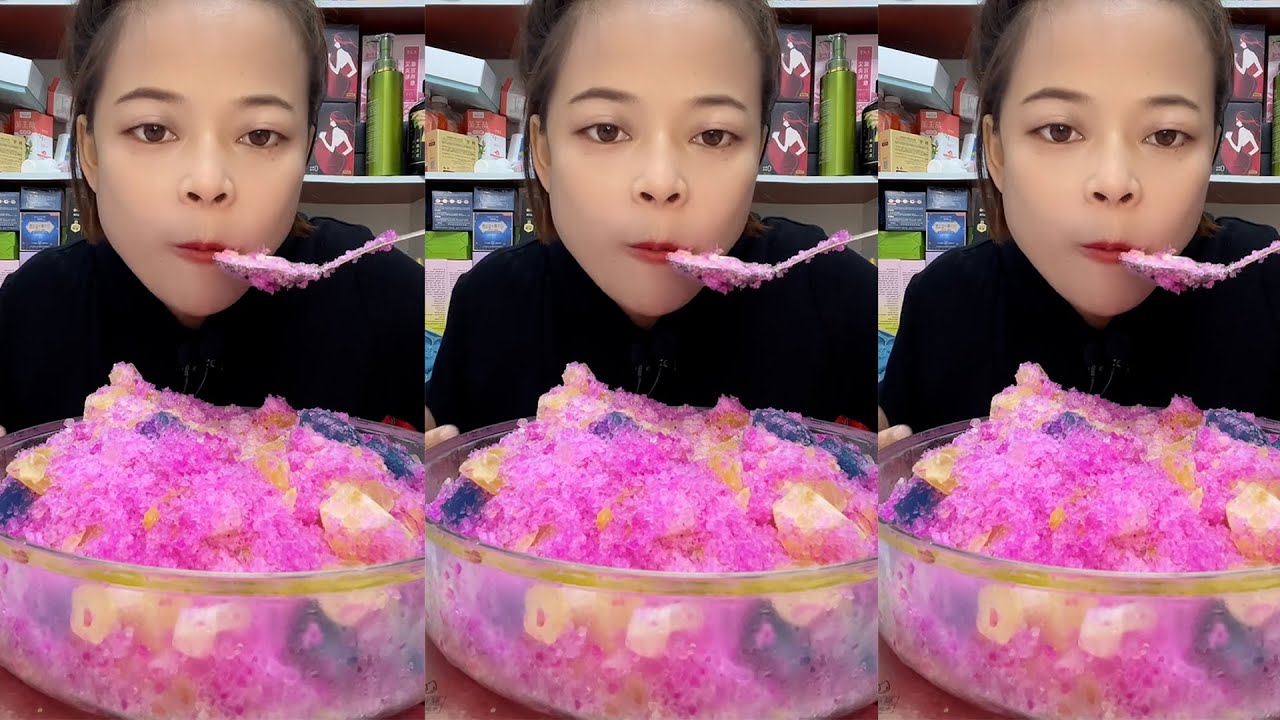 Y14 / Mukabang Ice / Frozen Mukbang #asmr #MukbangIce - YouTube
