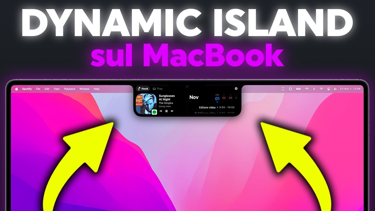 Ho TRASFORMATO la NOTCH in DYNAMIC ISLAND sul MacBook! - YouTube