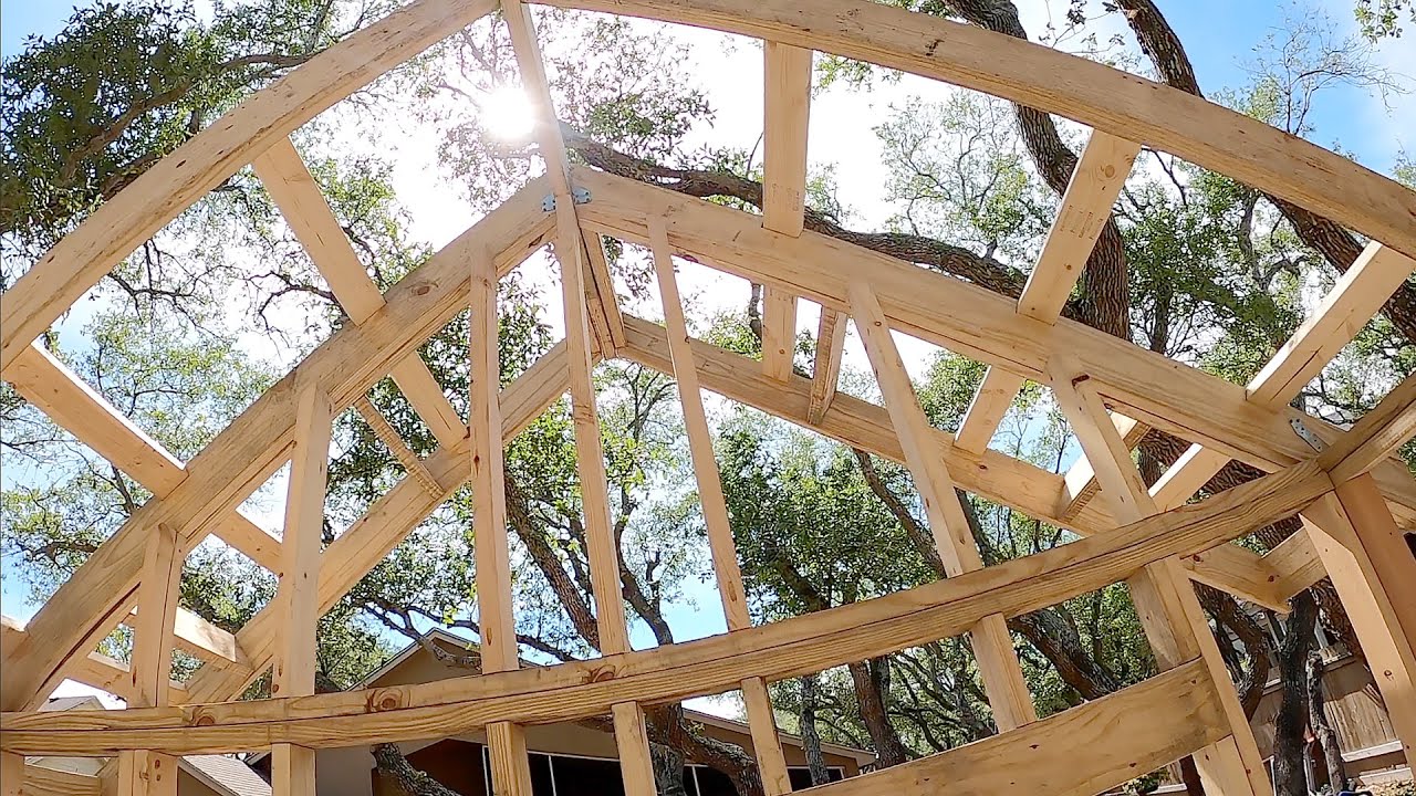 My Full 200 Square Foot Workshop Build in 12 Minutes - YouTube