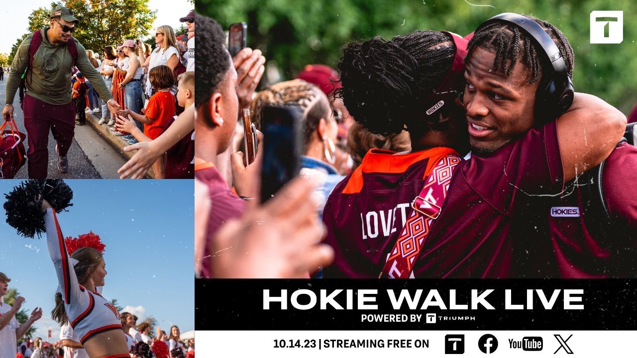 Hokies Walk Live, Powered by Triumph NIL! - YouTube