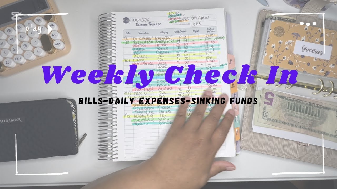 Weekly Check In|Low Income Expenses|Paycheck to Paycheck Budget ...