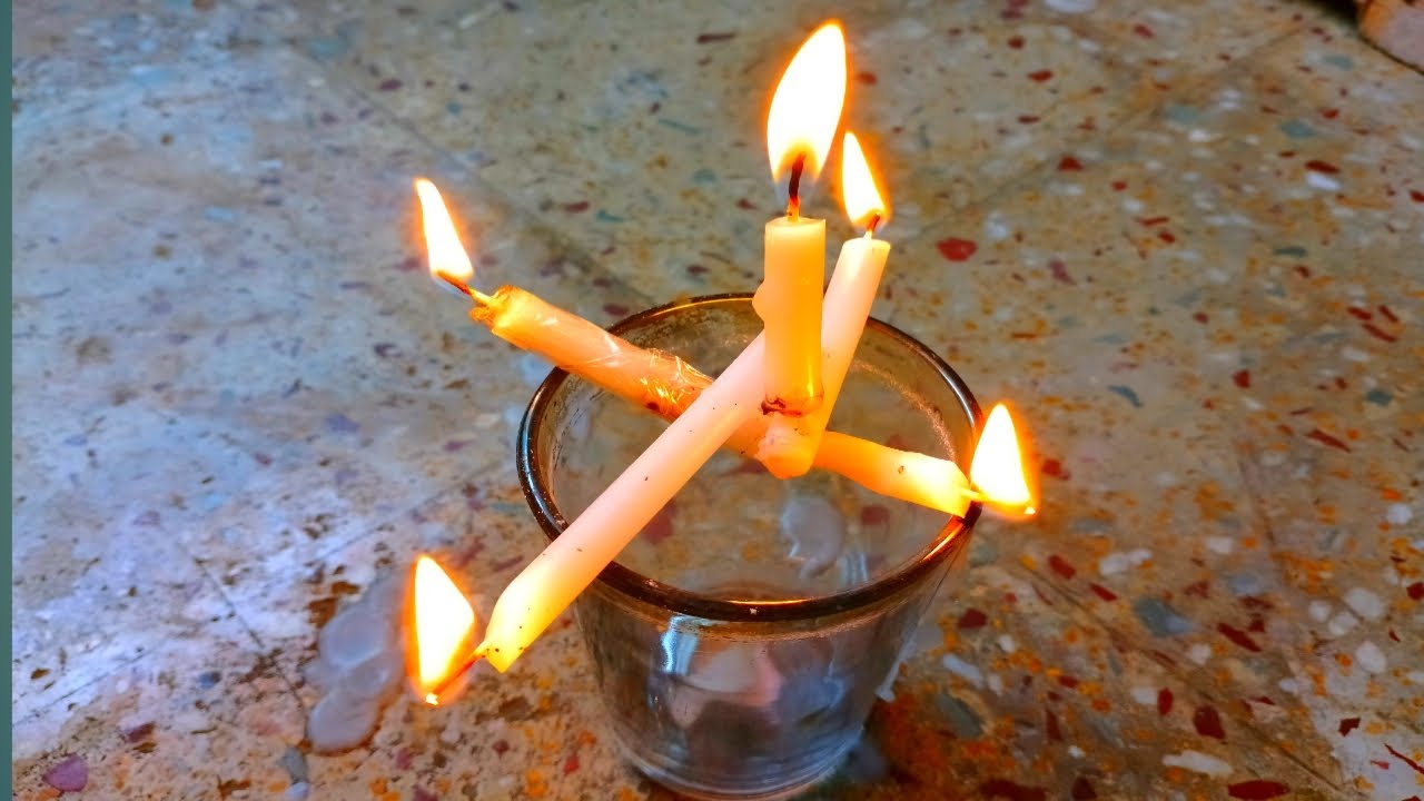 Awesome Candle Science Experiment #Experiment #Science trick - YouTube