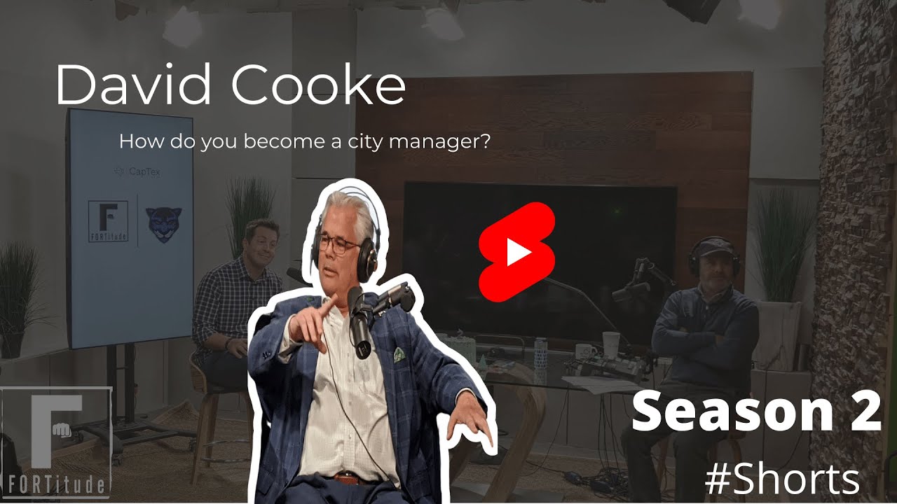 How to Become a City Manager David Cooke FTW City Manager #Shorts ...
