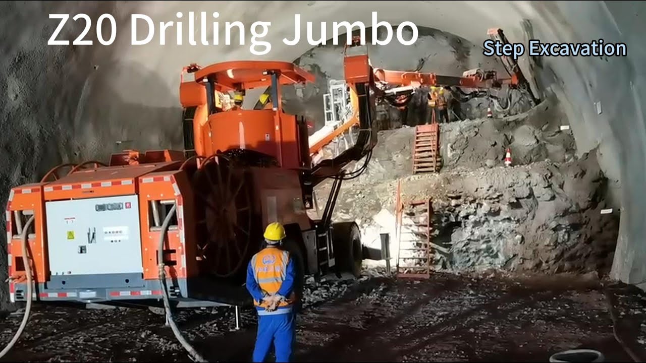 Z20 Two Booms Multifactional Face Drilling Jumbo for Full-section ...