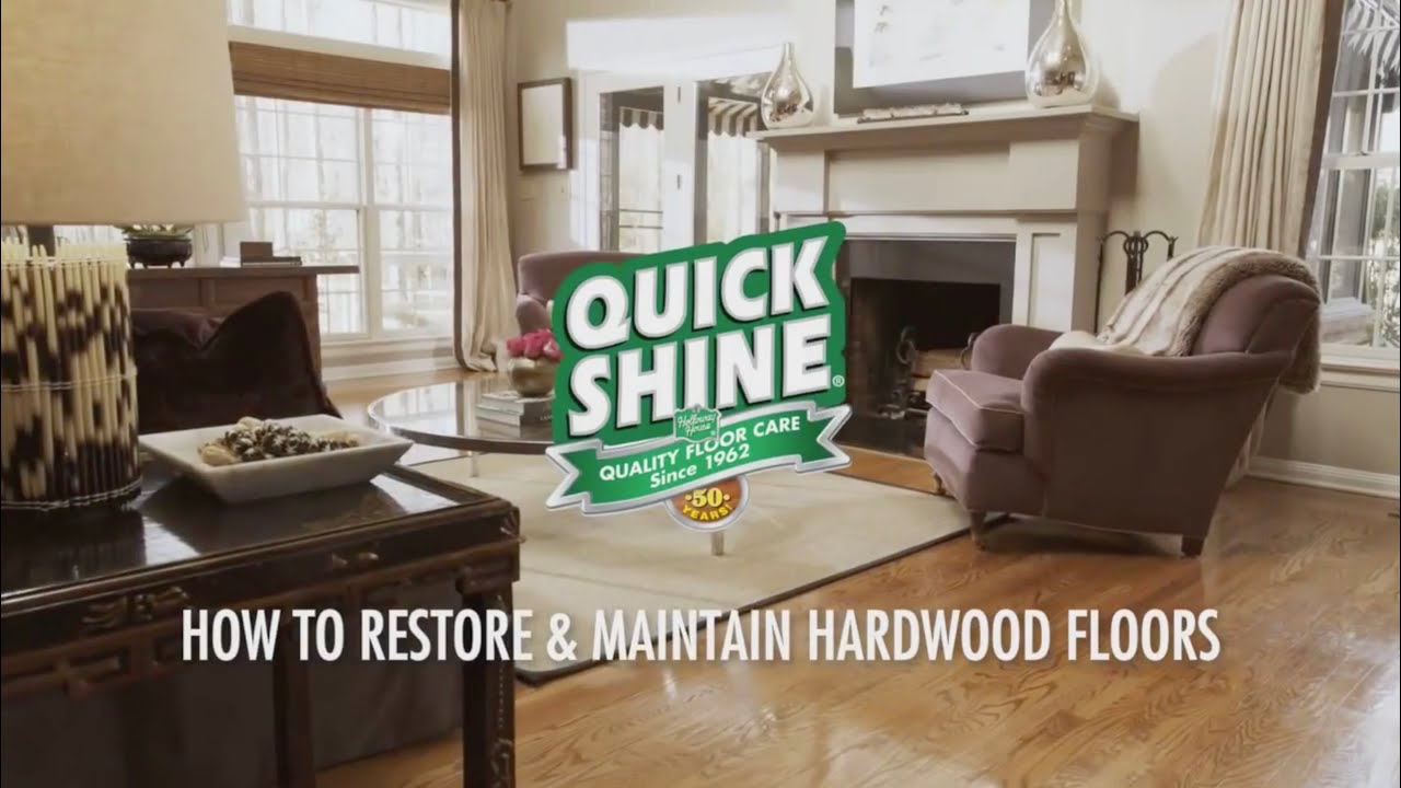 Kaip atnaujinti parketą ar medines grindis su QUICK SHINE grindų ...